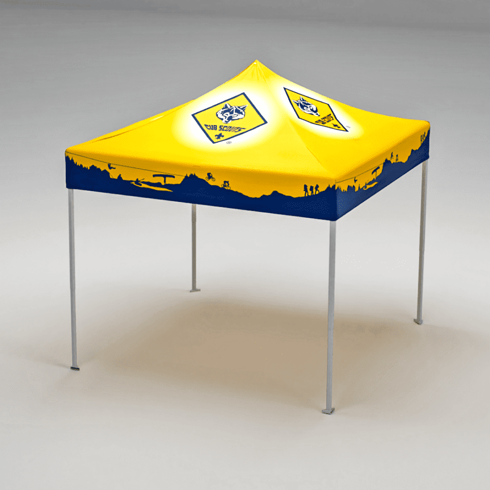 Cub Scouts - 10'x10' Custom Printed Tent Design 1 - Instent